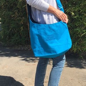 Bags | Blue Totecrossbodyshoulder Bag | Poshmark